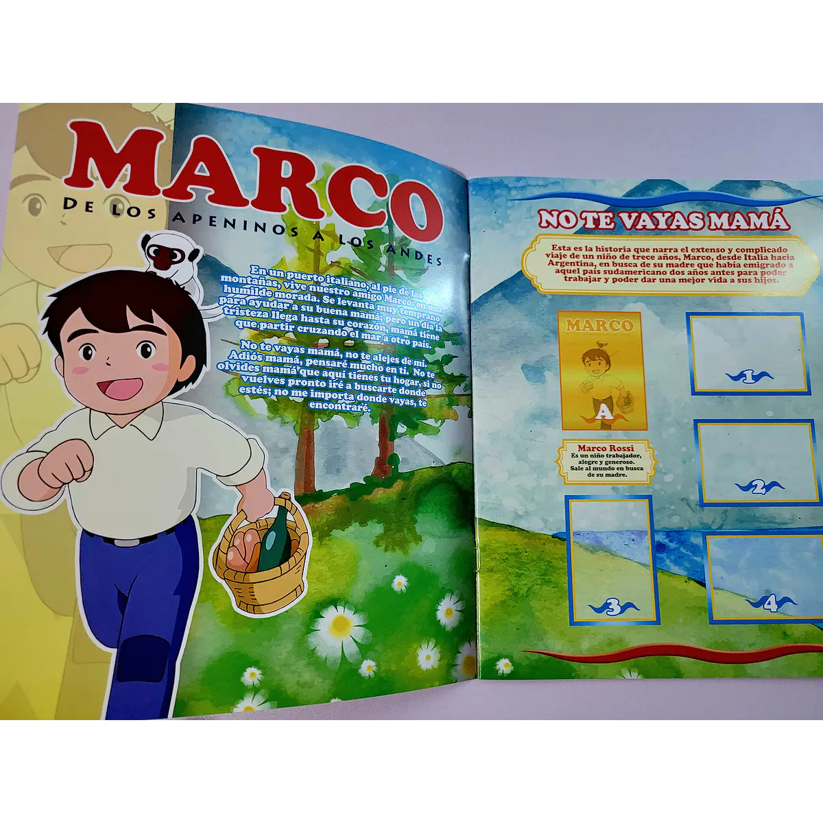 Álbum Marco completo para pegar