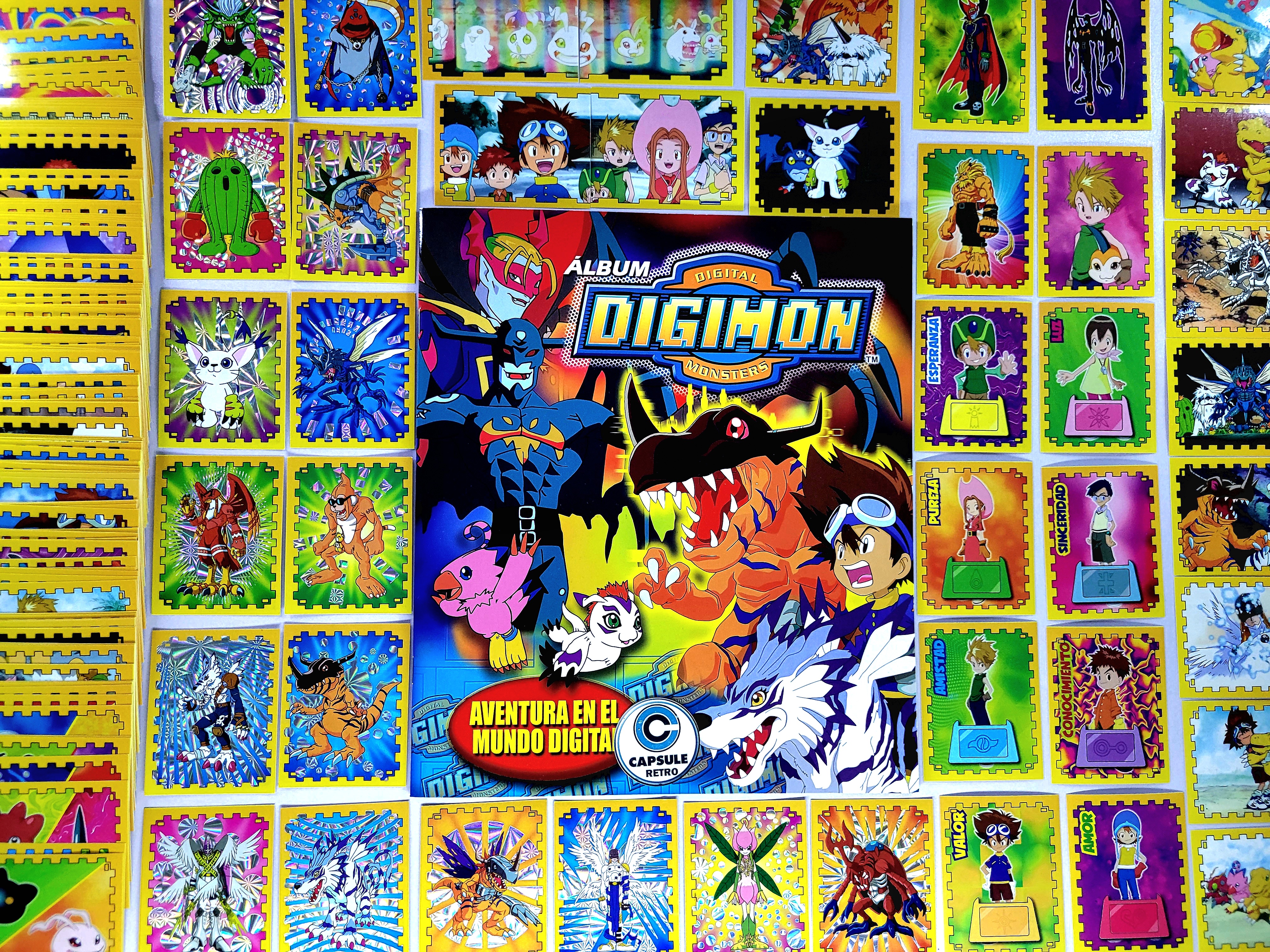 Álbum Digimon completo para pegar