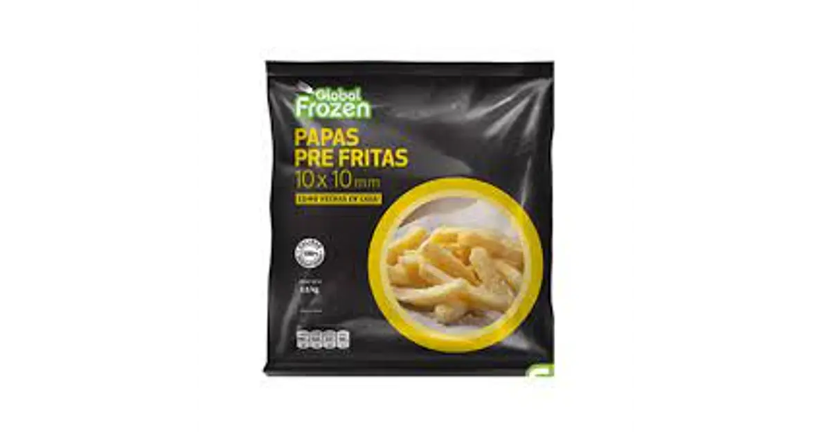 PAPAS PREFRITAS 1 KILO GLOBAL FROZEN