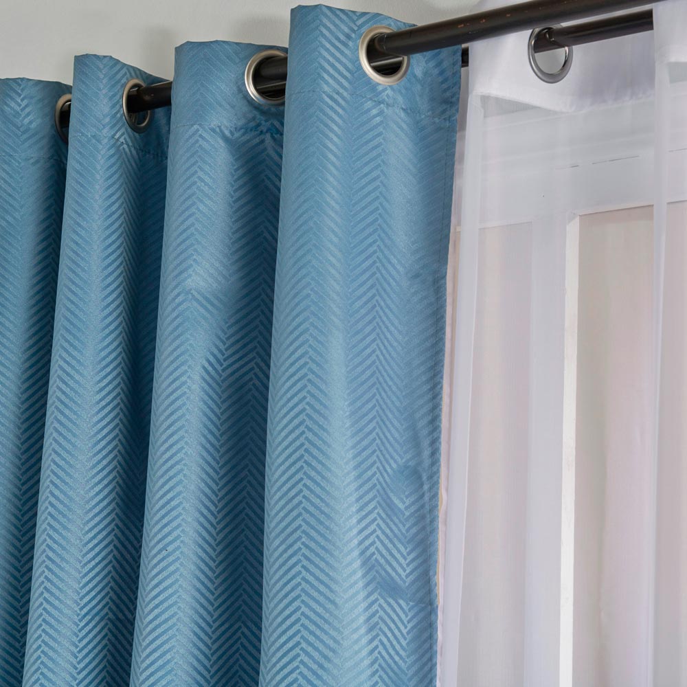 Cortinas blackout Azul Piedra