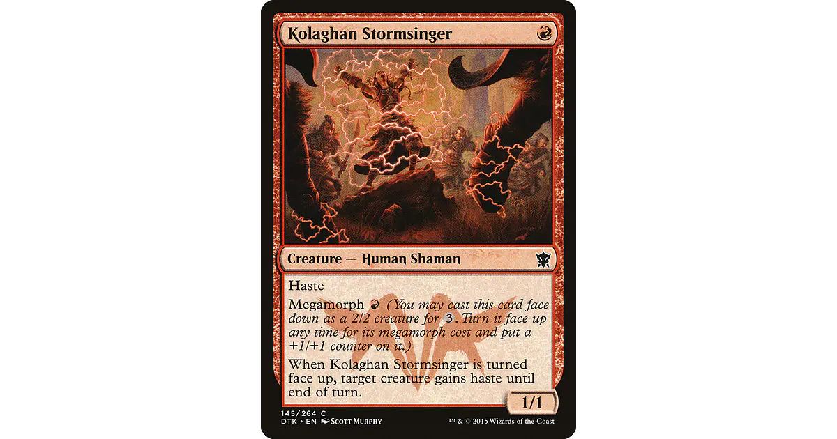 Kolaghan Stormsinger | Inglés | NM | DTK