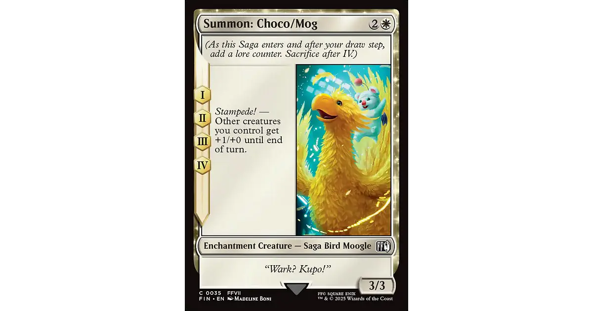 Summon: Choco/Mog (foil) | Inglés | NM | FIN