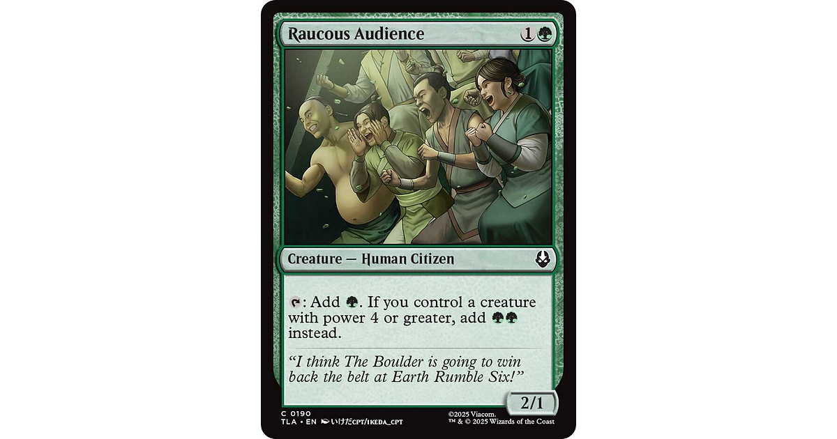 Raucous Audience | Inglés | NM | TLA