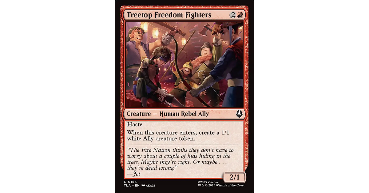 Treetop Freedom Fighters | Inglés | NM | TLA