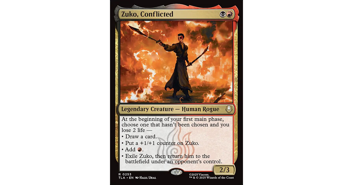 Zuko, Conflicted (foil) | Inglés | NM | TLA