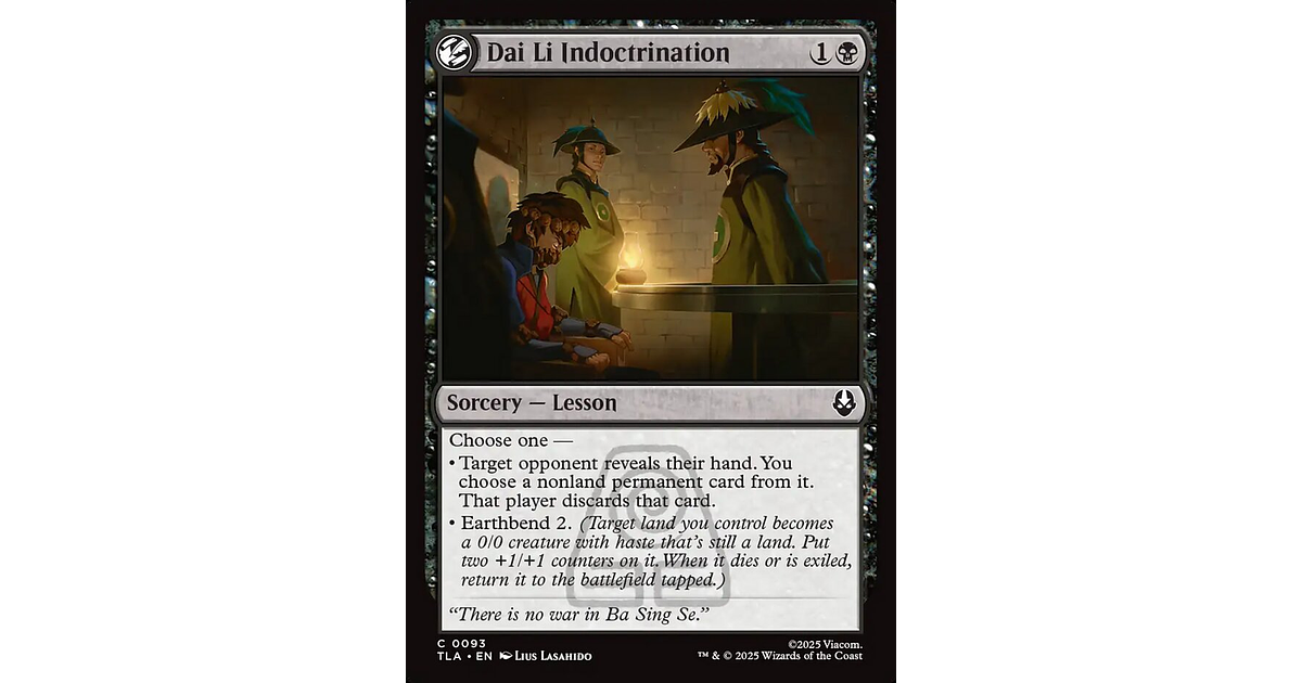 Dai Li Indoctrination | Inglés | NM | TLA