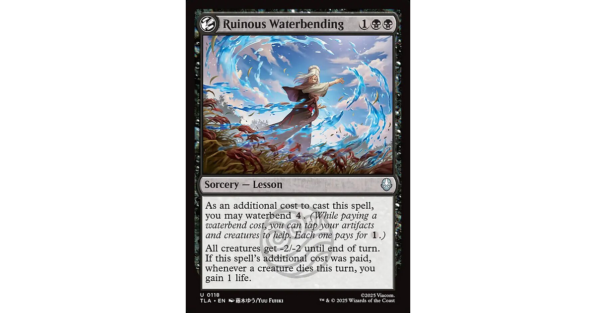 Ruinous Waterbending (foil) | Inglés | NM | TLA