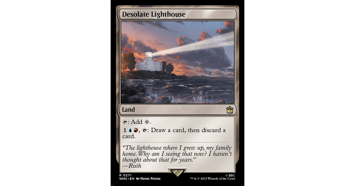 Desolate Lighthouse | Inglés | NM | WHO