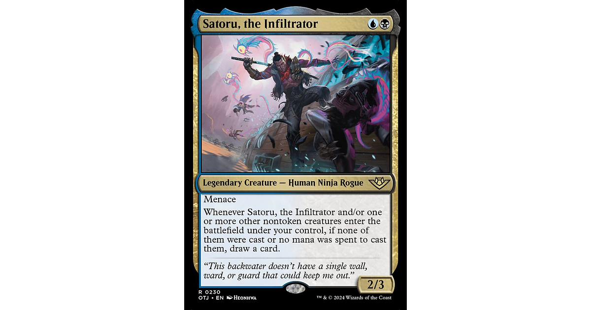 Satoru, the Infiltrator (foil) | Español | NM | OTJ