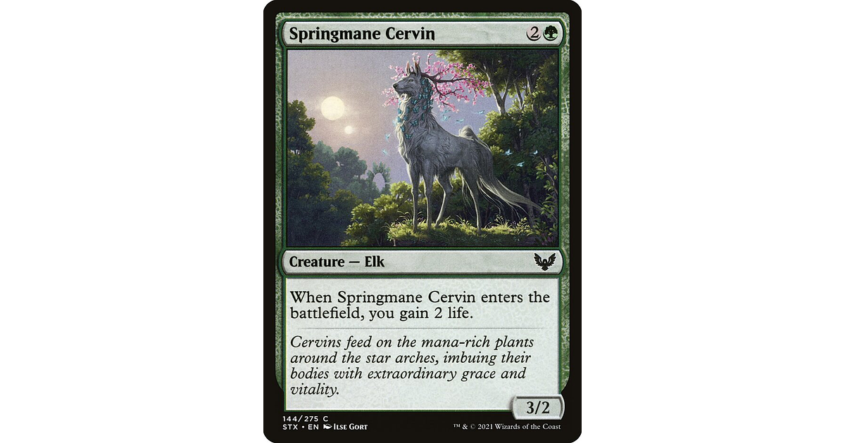 Springmane Cervin | Inglés | NM | STX