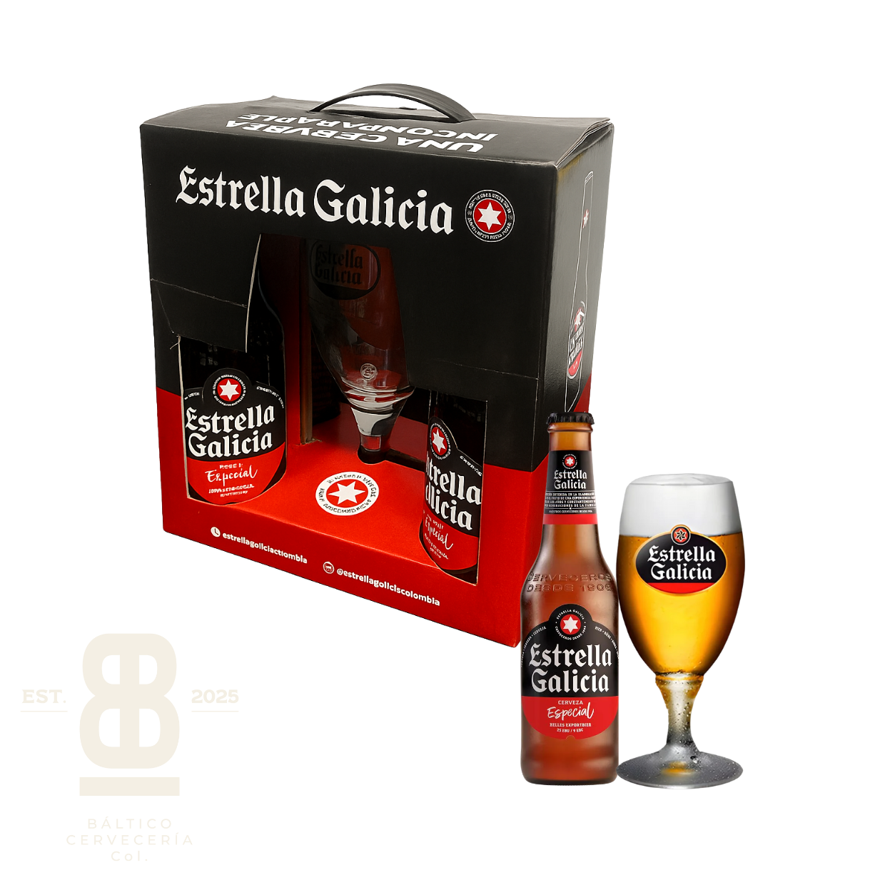 Four Pack Estrella Galicia + Copa Atlantica