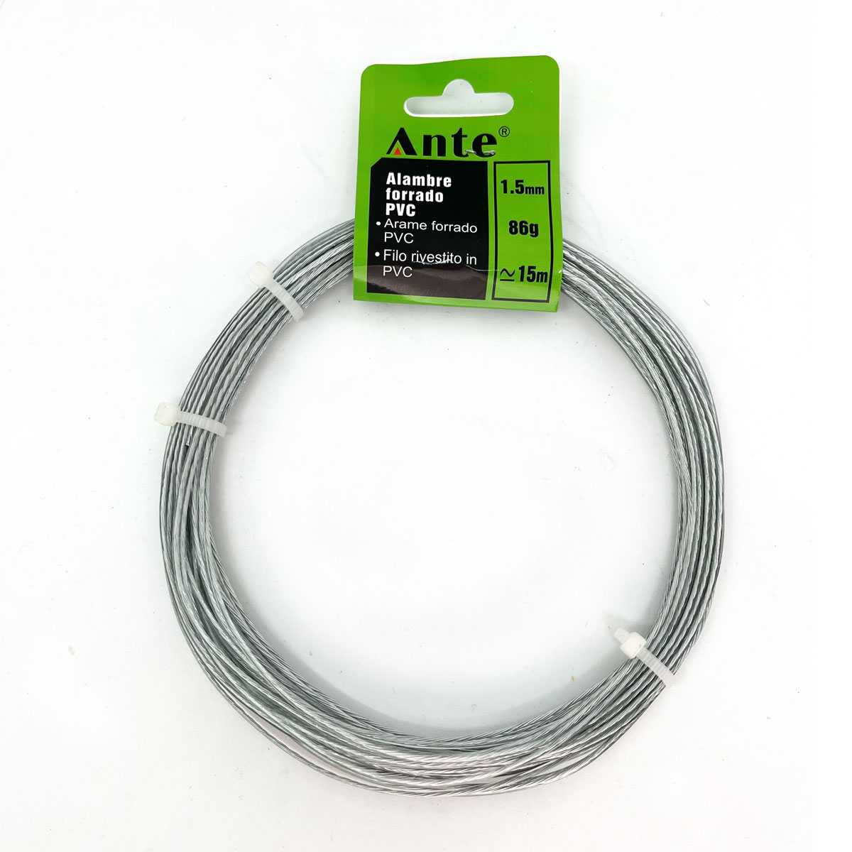Alambre Cable Forrado PVC 1.5 mm de espesor rollo 15M | Casa Contigo