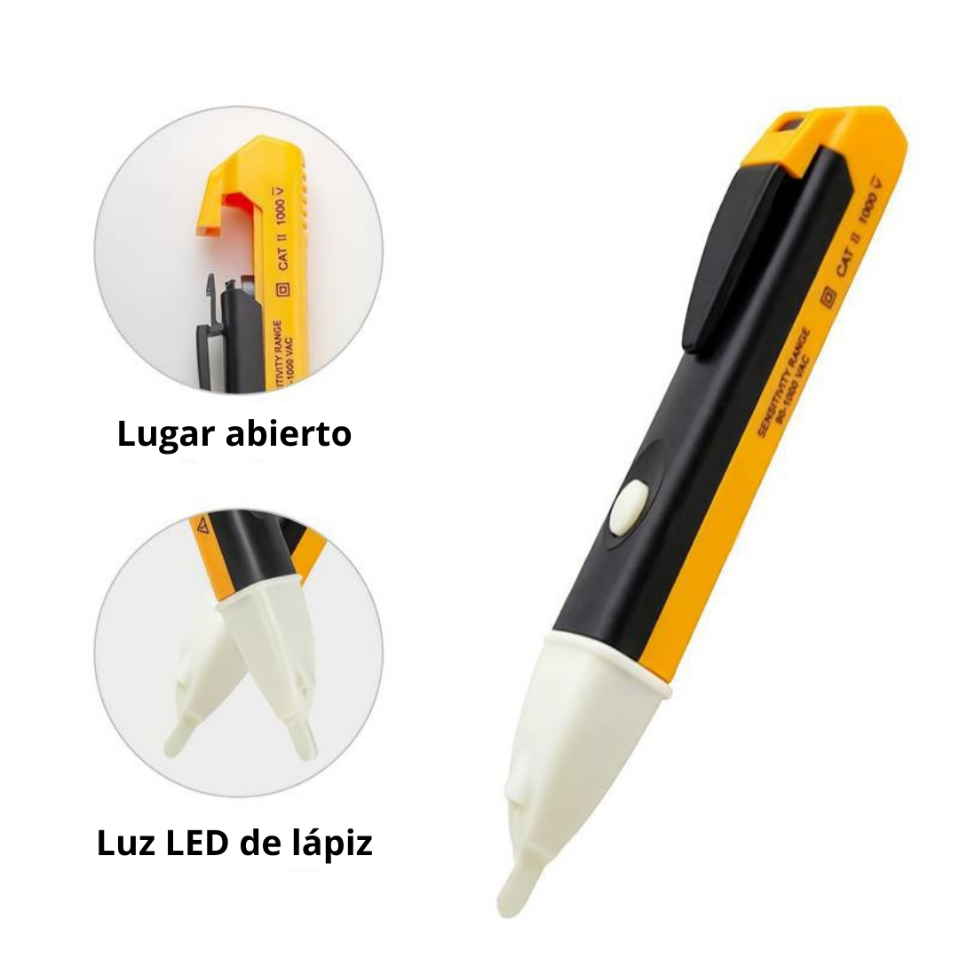 Tester Lápiz Probador Eléctrico Detector Voltaje Medidor | Casa Contigo