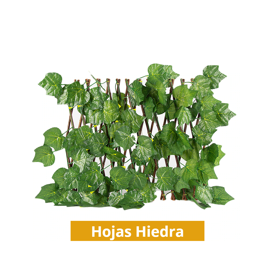 Malla Expansible con Planta Enredadera Artificial 120 x 120 | Casa Contigo