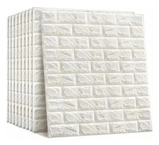Laminas 3d Papel Mural Ladrillo | Casa Contigo