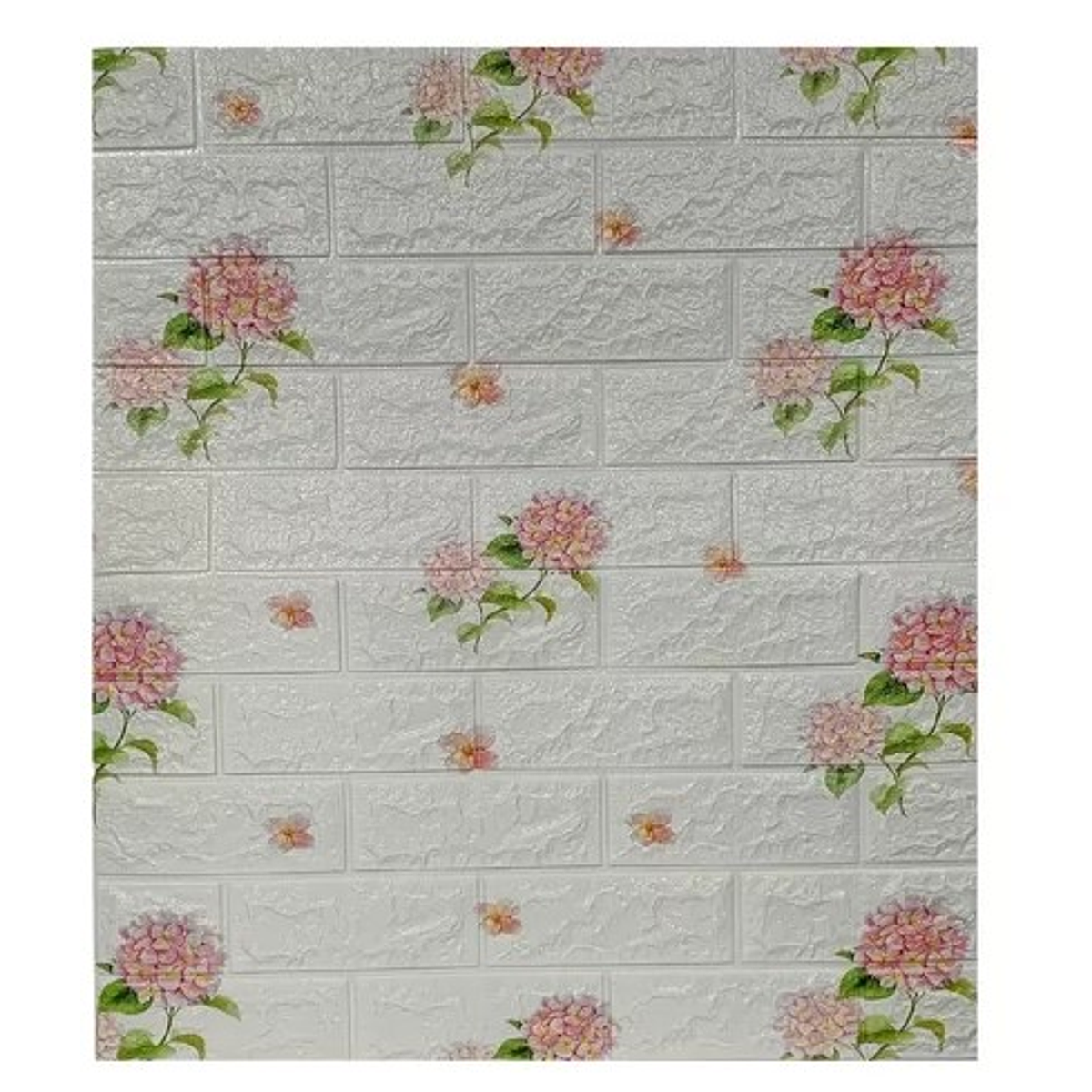 Laminas 3d Papel Mural Ladrillo 70cm x 70cm | Casa Contigo