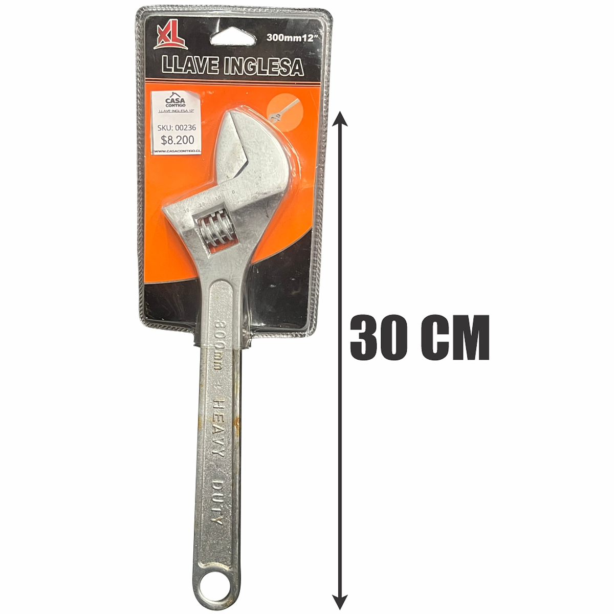 Llave Inglesa Ajustable de 12 Pulgadas (300mm) | Casa Contigo