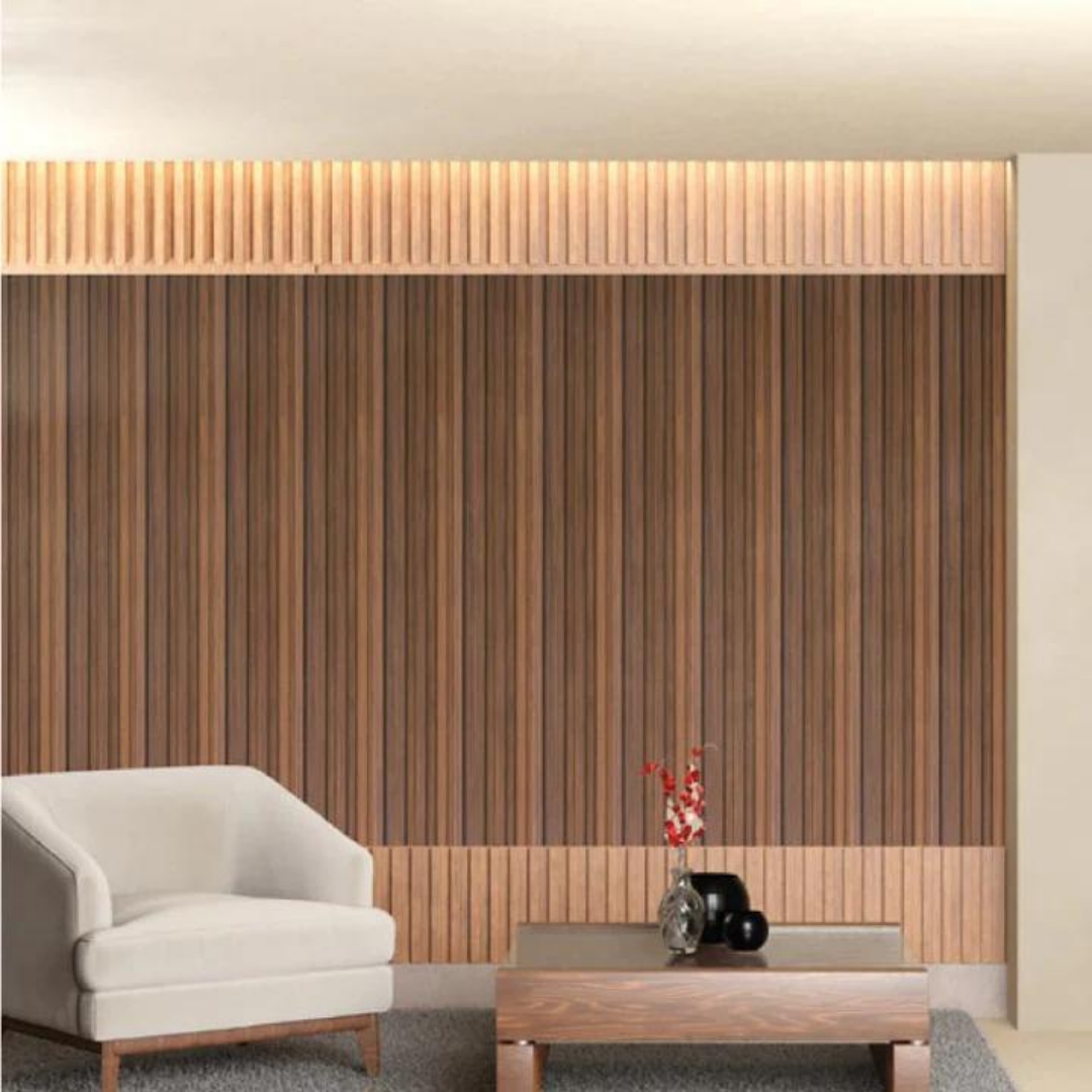 Panel de PVC tipo madera 19.5 cm x 290 cm Cafe | Casa Contigo