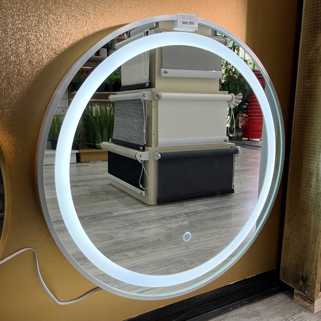 Espejo LED Redondo 60 x 60 con 3 Tonos de Luz | Casa Contigo