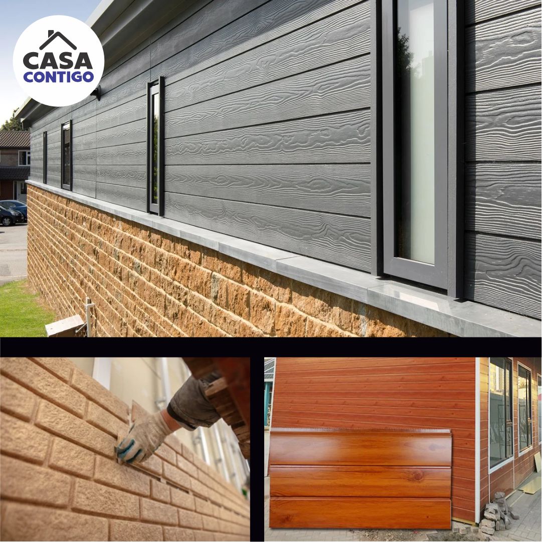 Panel de Revestimiento Siding Cream | Casa Contigo