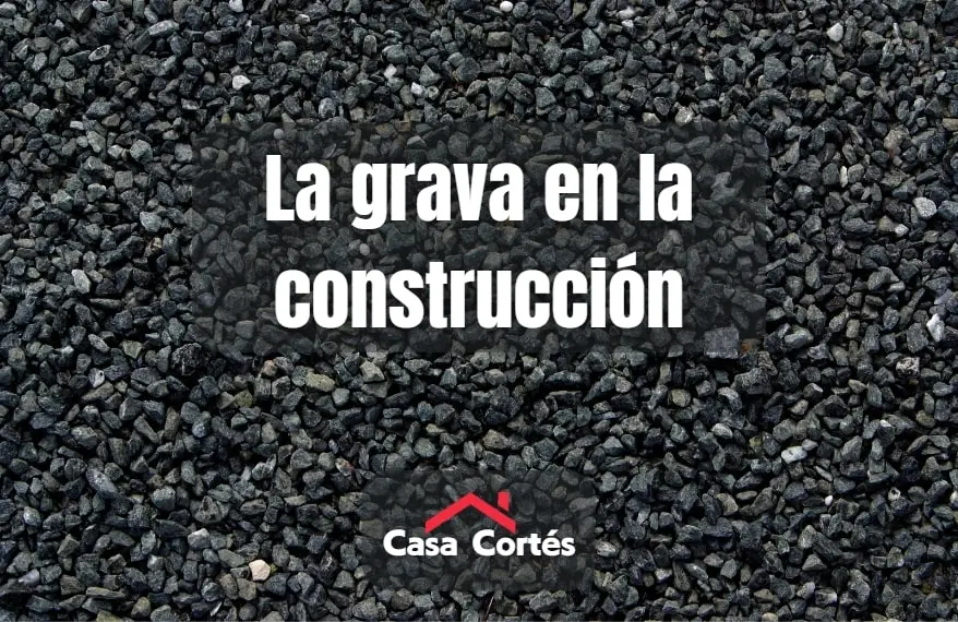 La grava y el hormigón en la construcción.
