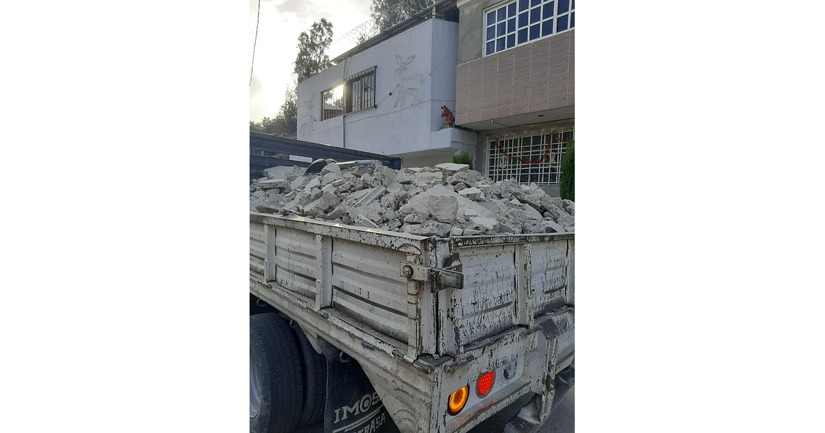 RETIRO DE ESCOMBRO EN CDMX