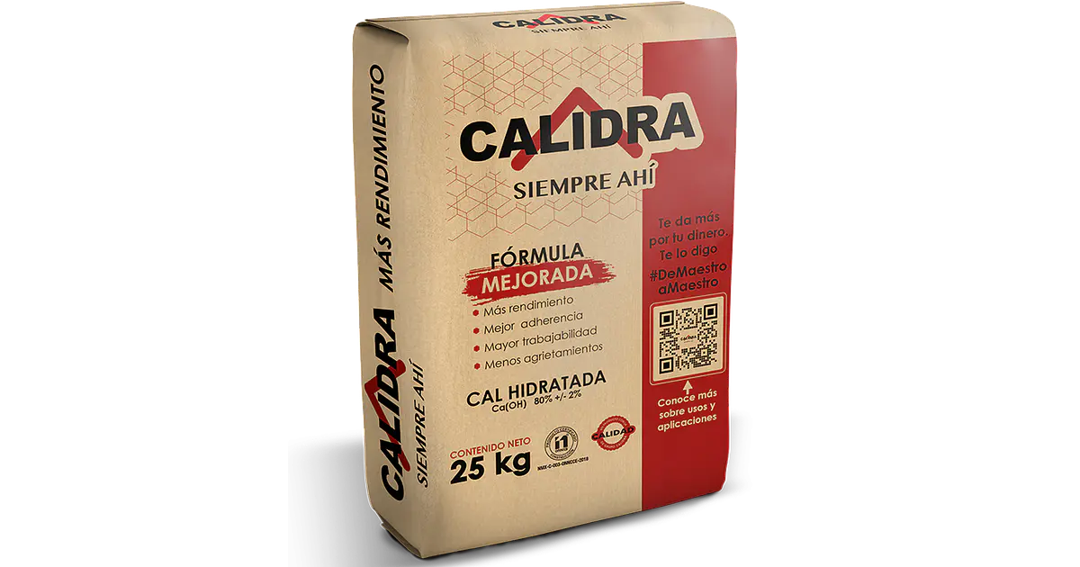 CAL HIDRATADA CALIDRA 25 KG