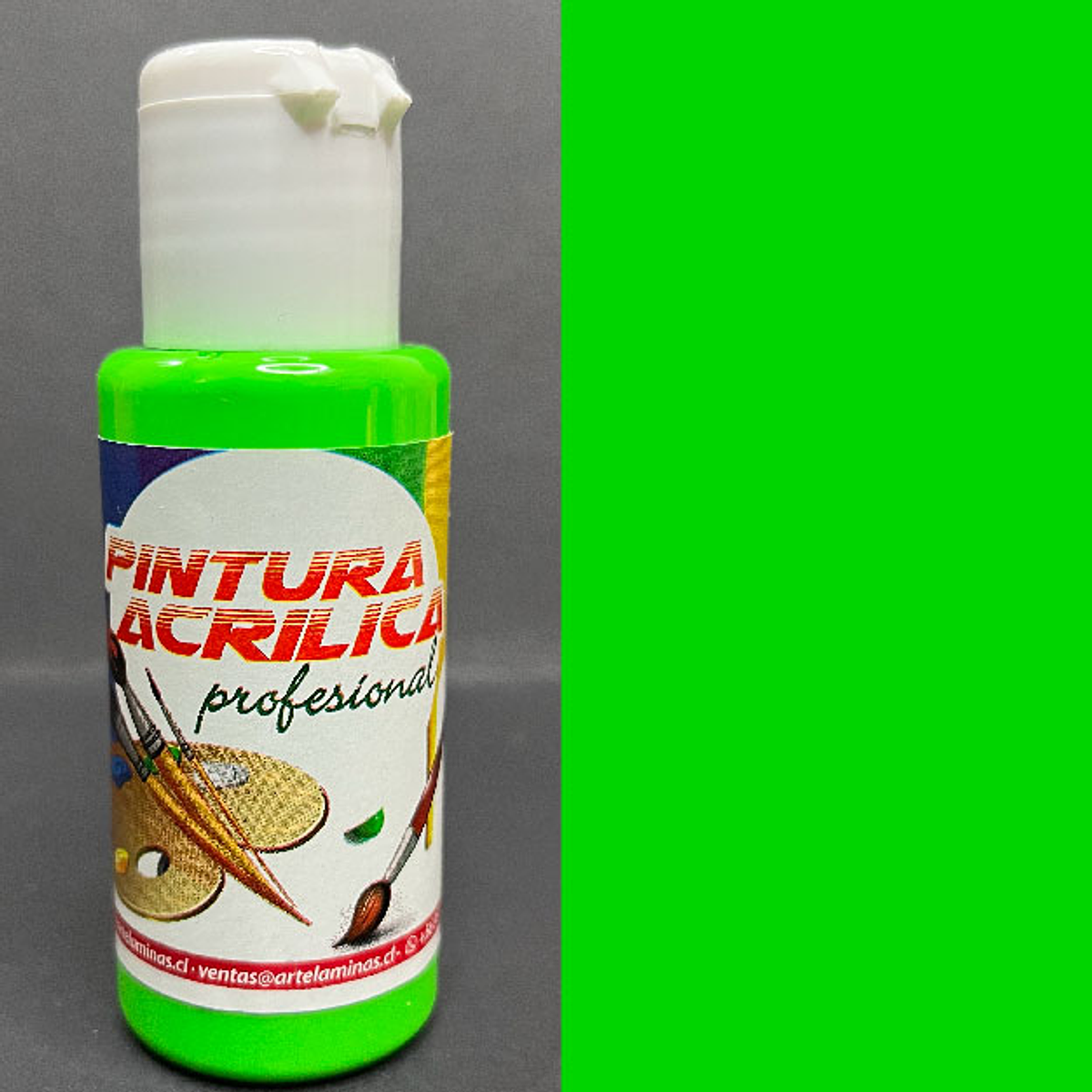 Verde flúor acrílico