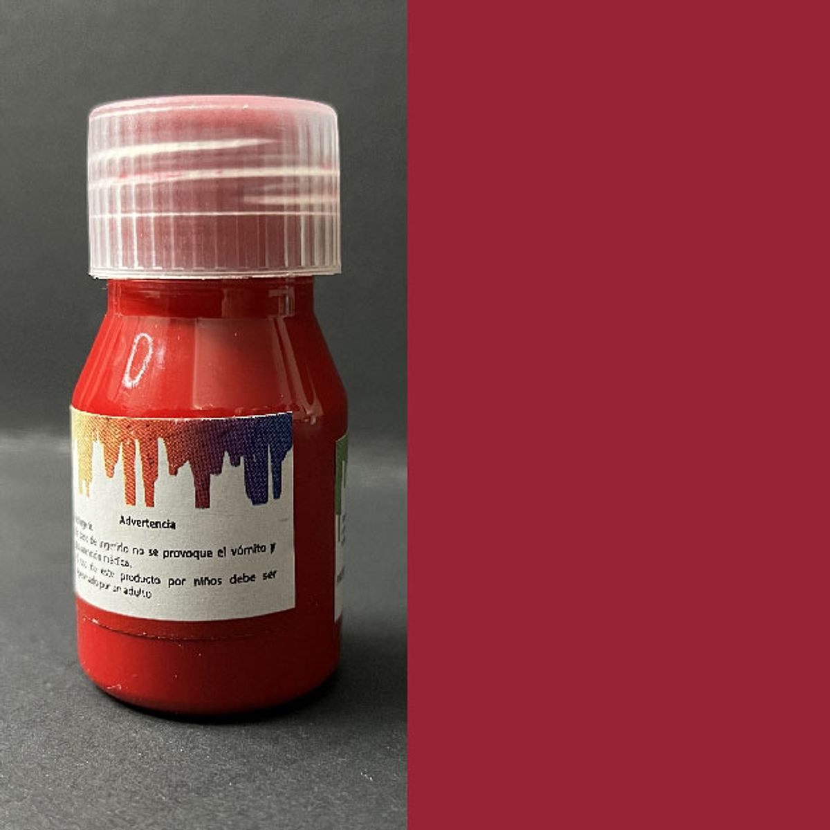 Rojo carmín para tela