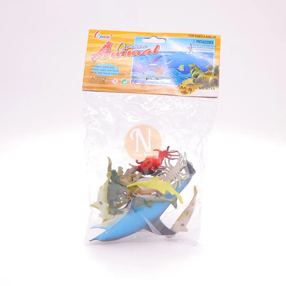Set de animales del mar