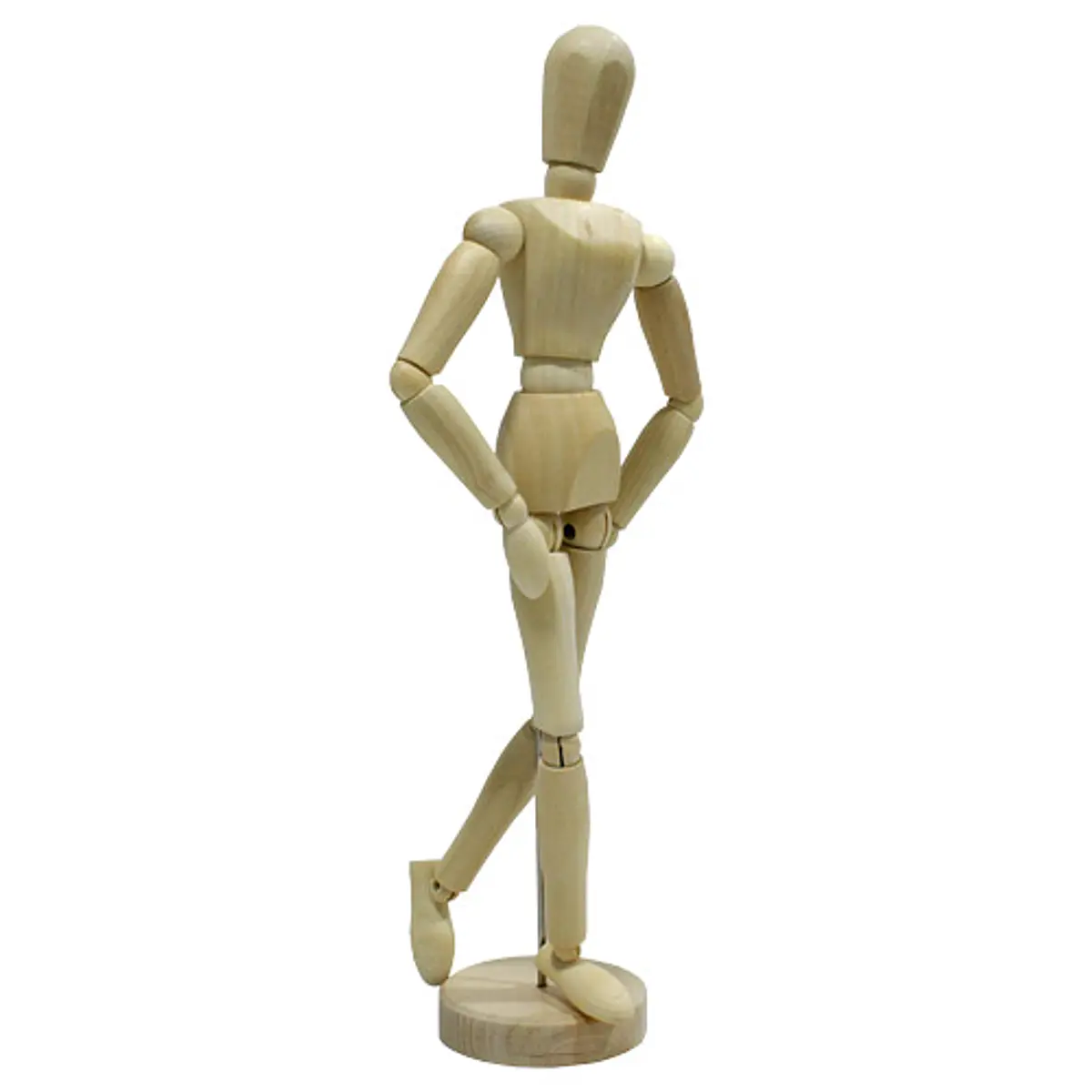 Maniquí de Madera Articulado, 30cm Femenino | La Casa del Arte