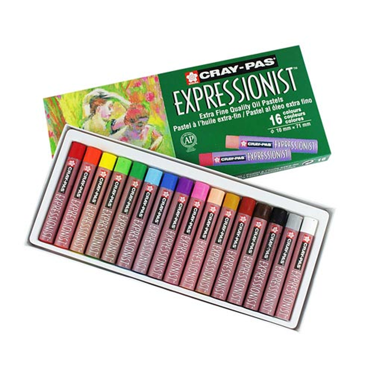 Pastel Graso Cray-Pas Expressionist, set 16 colores | La Casa del Arte