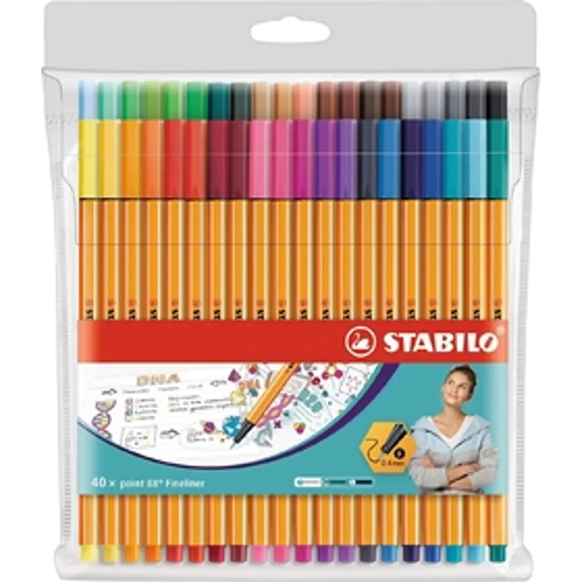 Set stabilo point 88 40 colores | La Casa del Arte