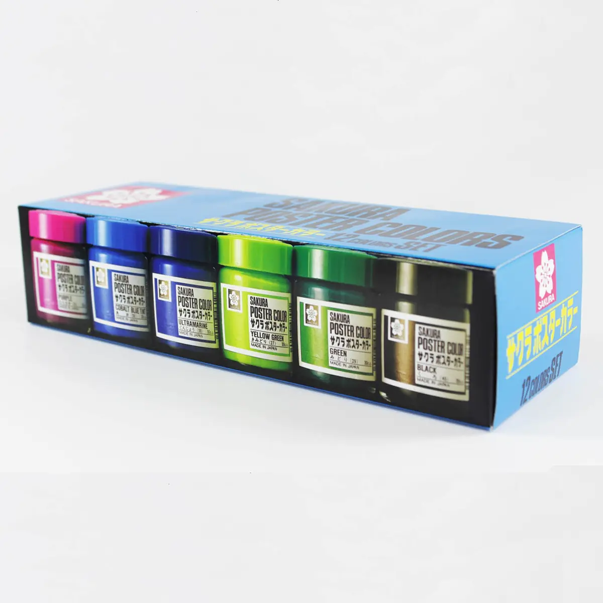 Témpera Profesional Poster Color Sakura12 Colores | La Casa del Arte