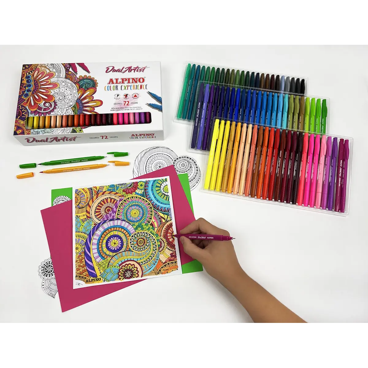 Alpino Color Experience 72 Rotuladores Dual Artist | La Casa del Arte