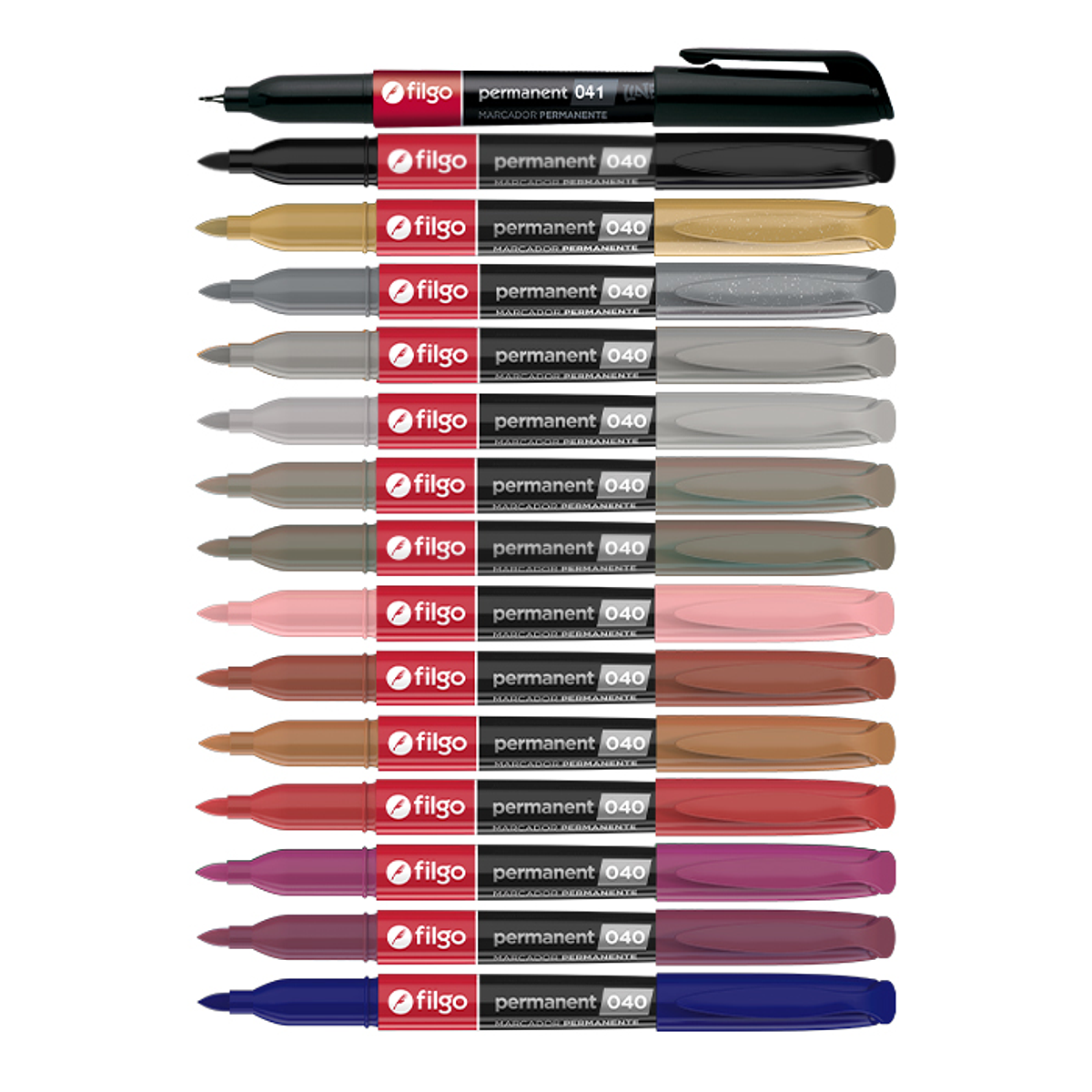 Marcador Permanente Filgo 040 Fino 60 Colores Surtidos | La Casa del Arte