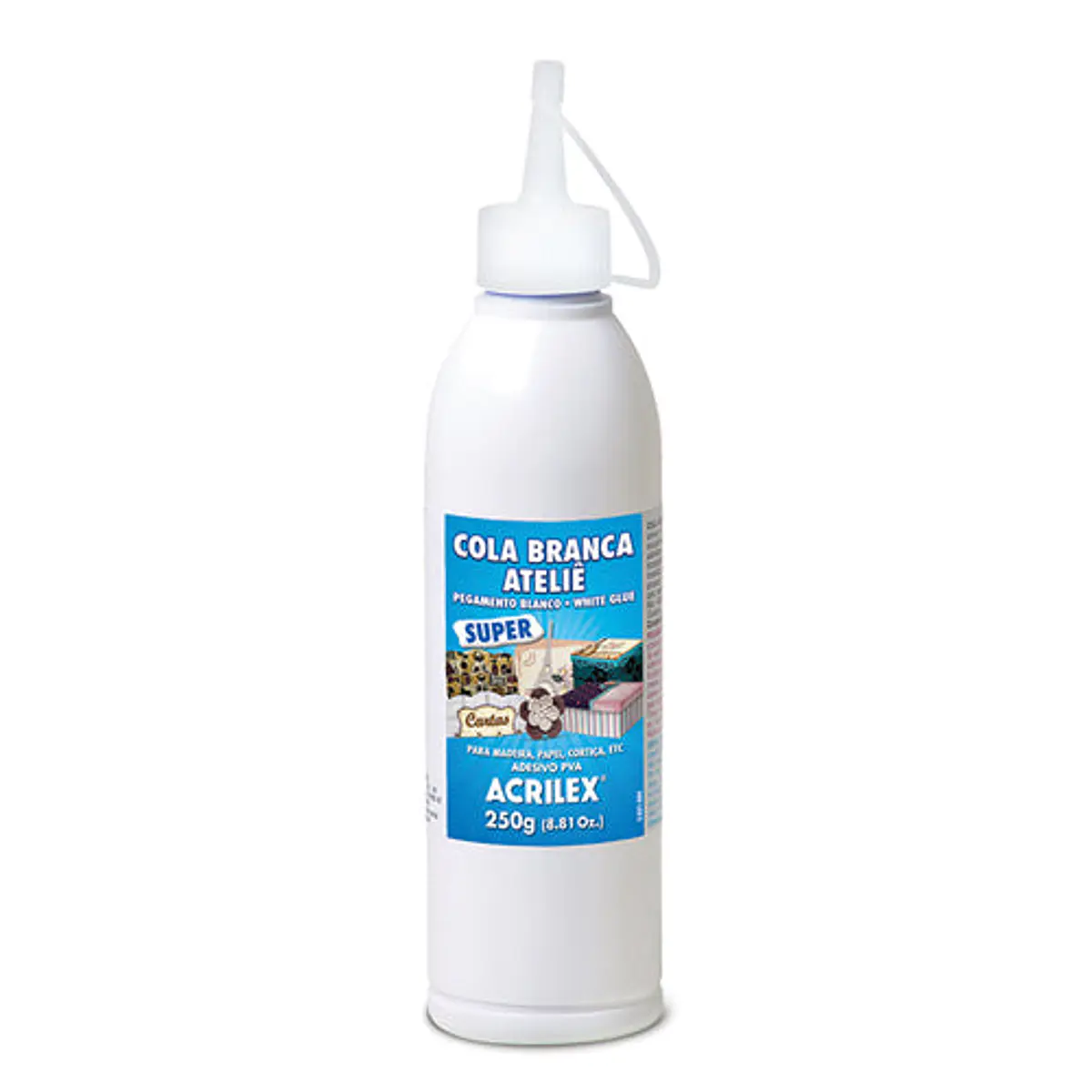 Pegamento Líquido Cola Blanco Atelie Acrilex 250gr | La Casa del Arte