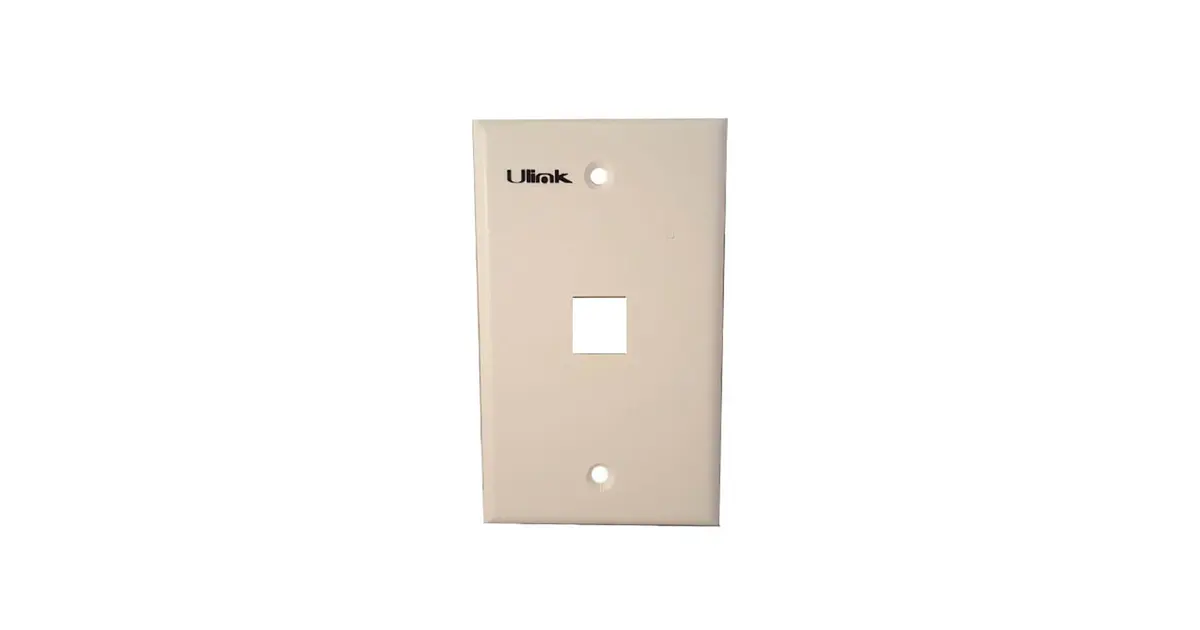 PLACA FRONTAL FACEPLATE SIMPLE 120 ULINK