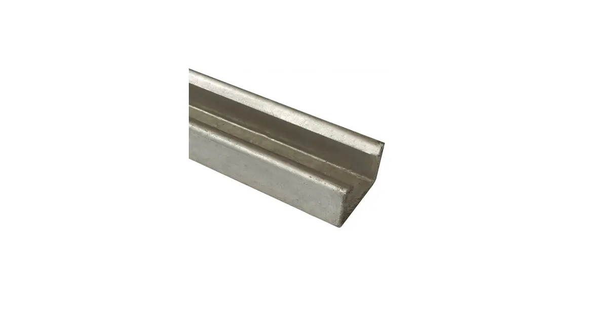 RIEL TIPO RUC LISO 42X42MM 3 MTS GALVANIZADO