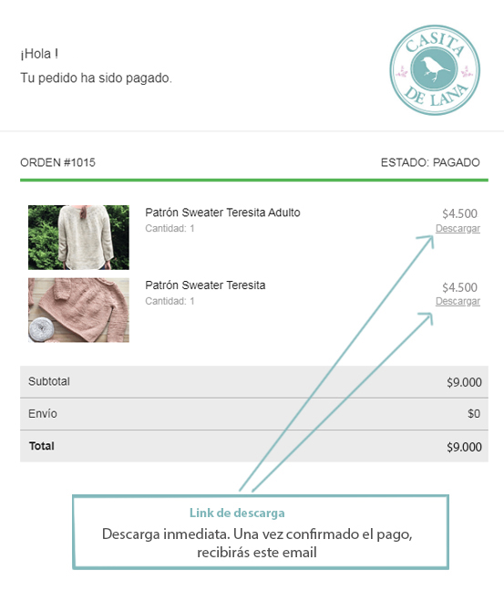 Patrón Sweater Duna