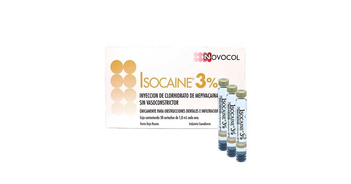 Anestesia Isocaine 3% Novocol