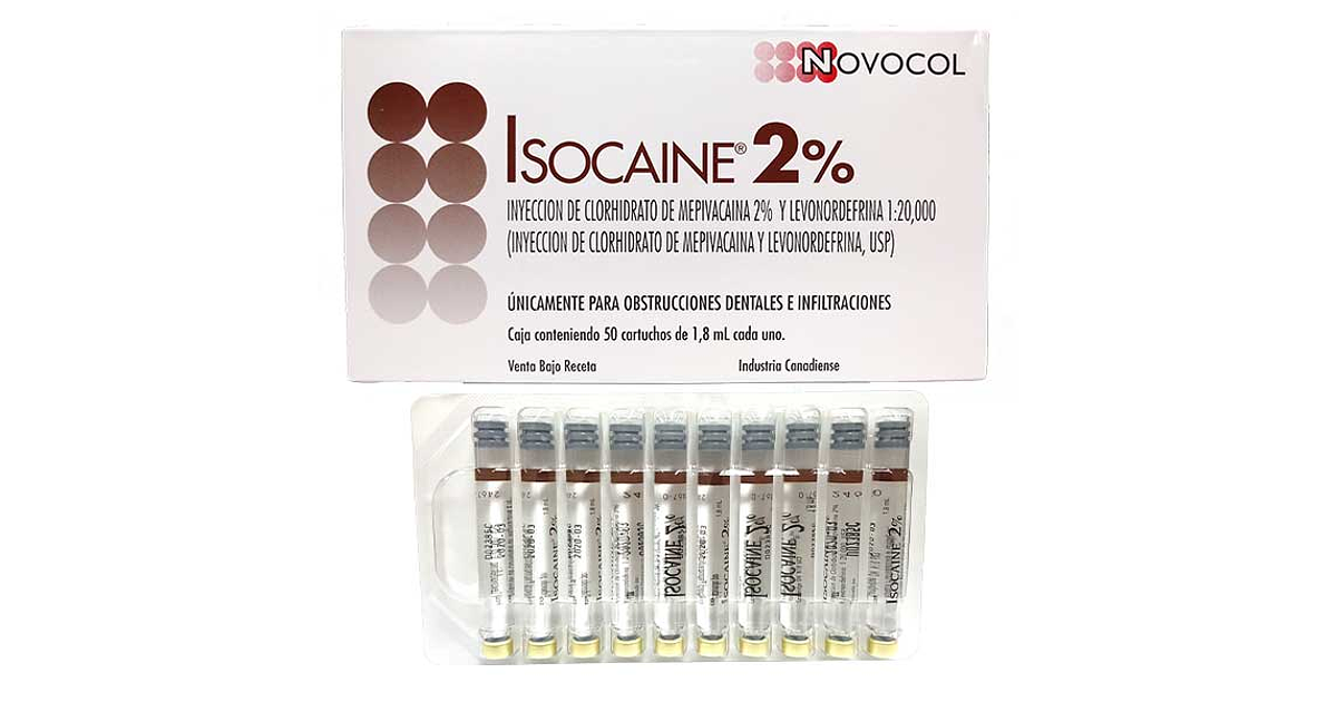 Anestesia Isocaine 2% Novocol