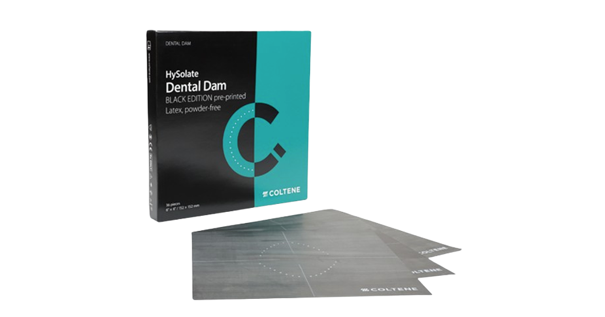 Goma Dique 6x6 Negra Hysolate Coltene