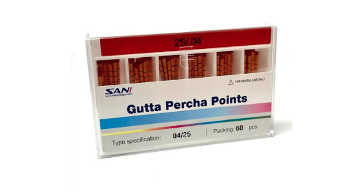 Cono Guttapercha Taper 4% Sani