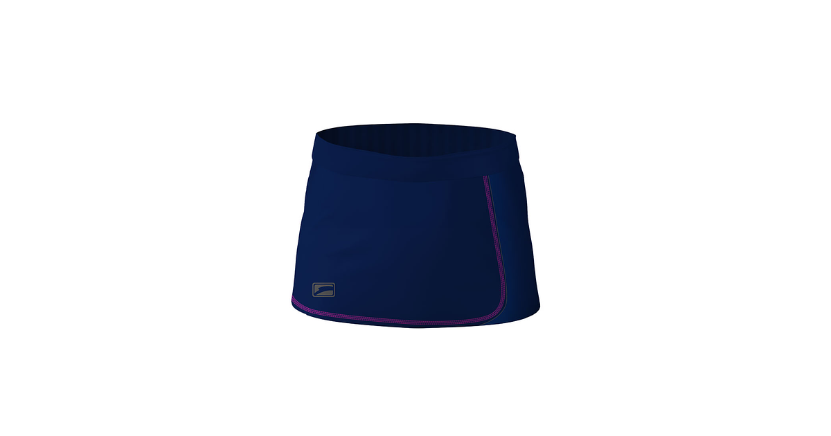 Falda padel color azul marino