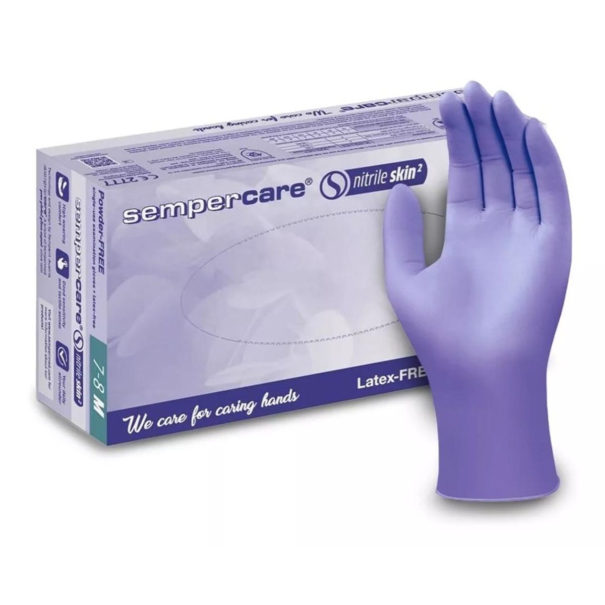 Guantes De Nitrilo Caja 100 Unidades Talla S. Certificados