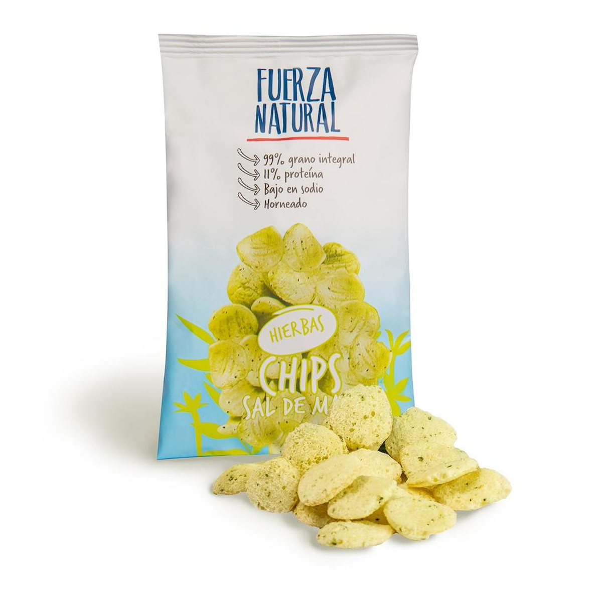 Chips Sal de Mar Snack Saludable Fuerza Natural 13g