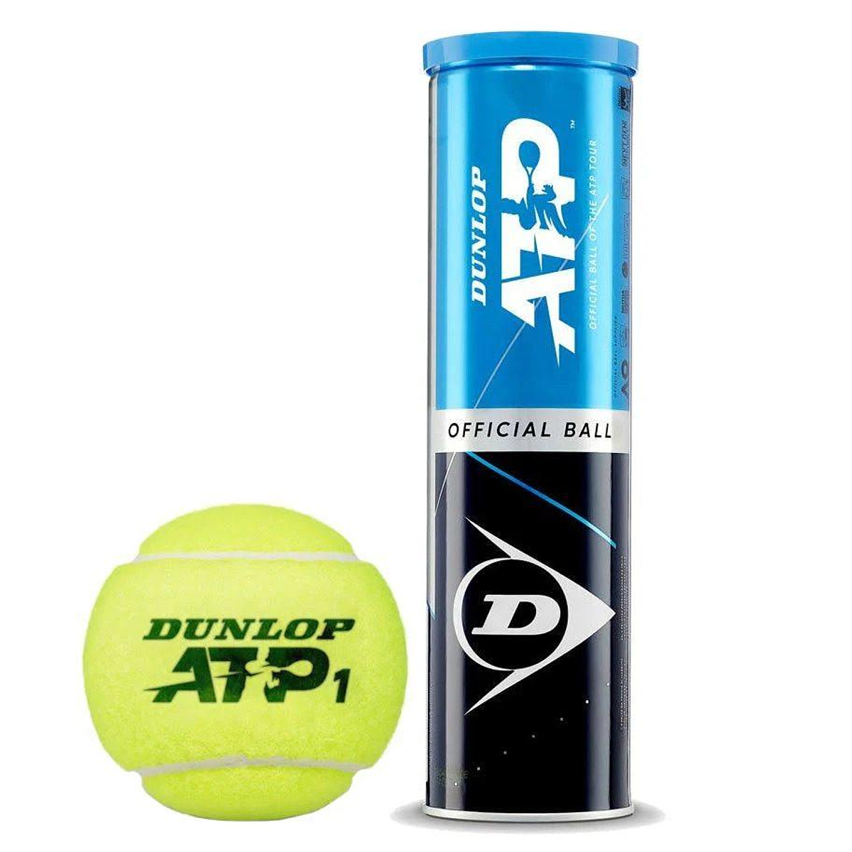 Tarro Pelotas Tenis Dunlop Atp X4