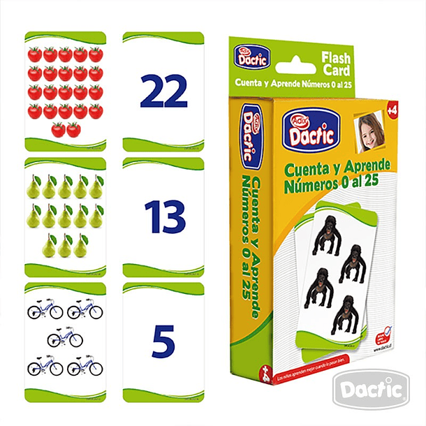 Cuenta y Aprende: Números del 0 al 25 en Láminas Divertidas