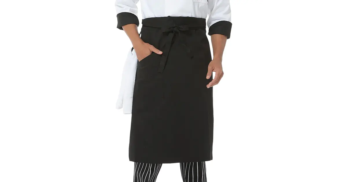 Mandil Clásico De Cocina O Salon Negro